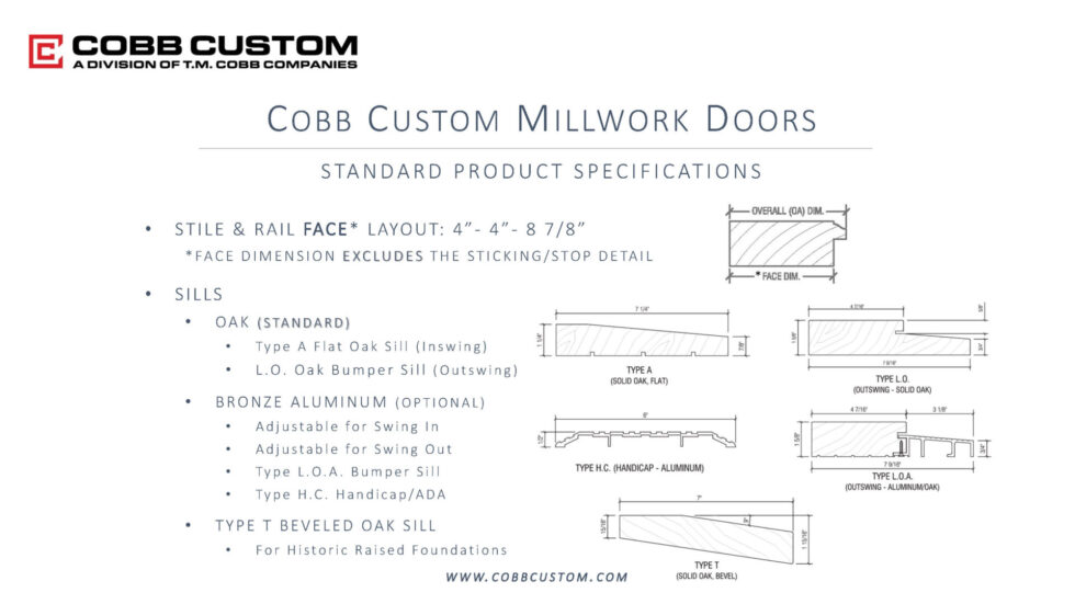Online PK | Cobb Custom Millwork